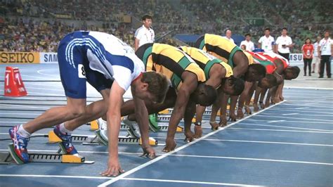 Mens 100m Final Iaaf World Championships Daegu 2011 Youtube