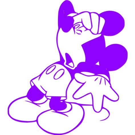 Violet Mickey Mouse 34 Icon Free Violet Mickey Mouse Icons