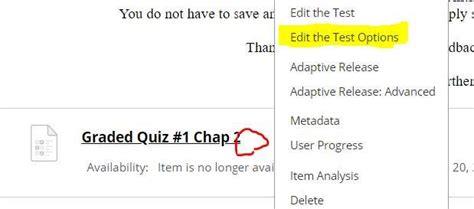 blackboard test availability exceptions teaching with technology