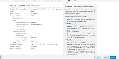 配置anyconnect以通过ipsec隧道访问服务器。 Cisco