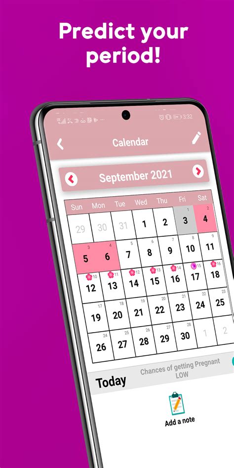 Android 용 Period Tracker Calendar Fertility Ovulation 다운로드