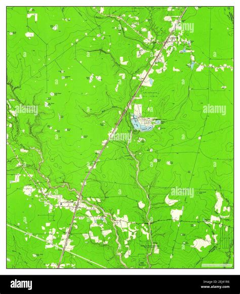 Splendora Texas Map 1959 124000 United States Of America By