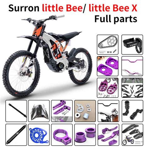 For Surron Ultra Bee Supermoto Wheels Set 21kw Brakes Kit Ebike Moto