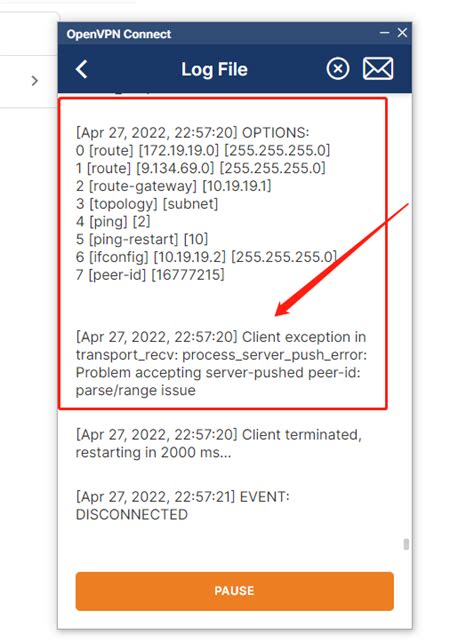 peer id handle error？ · issue 210 · openvpn openvpn3 · github