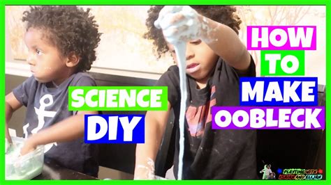 How To Make Oobleck Slime With Cornstarch And Water Diy Youtube