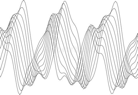 Elegant Abstract Wave Pattern For Modern Design Elements Stock Illustration Illustration Of