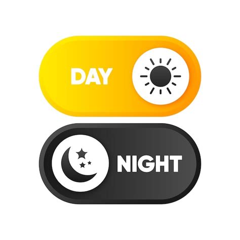 Premium Vector Day Or Night Mode Switch Button Concept Of Interface Ui On Off Or Light And