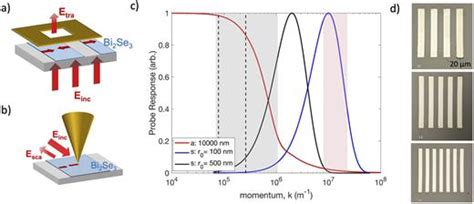 Near Field Spectroscopy Of Dirac Plasmons In Bi2se3 Ribbon Arrays Apl Photonics Aip Publishing