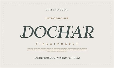 최소한의 현대 알파벳 글꼴 타이포그래피 미니멀리스트 도시 디지털 패션 미래 창조적 인 로고 글꼴 프리미엄 벡터