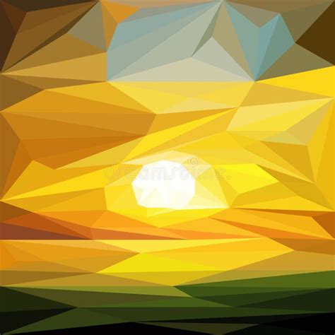 Abstract Geometric Background Low Poly Mosaic Style Stock Illustration Illustration Of