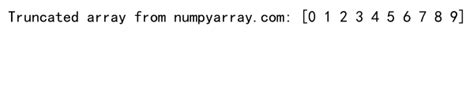 Numpy中reshape和resize的区别与应用极客教程