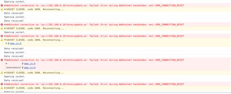 Throttle Re Connects If Socket Fails With Code 1006 · Issue 150 · Esptermespterm Firmware · Github