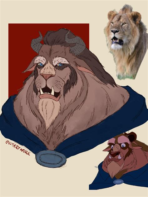 Beast Beauty And The Beast Drawing
