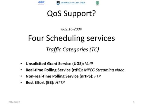 Ppt Modelling Cac And Scheduling In Ieee 80216 Networks For Qos