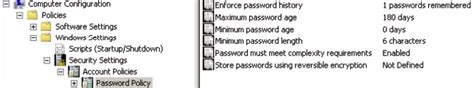 Password Policy Not Taking Effect Windows Spiceworks Community