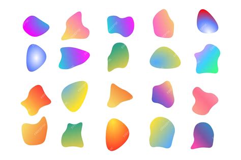 Premium Psd Psd Abstract Gradient Blob Design Collection Set Premium Psd Psd Abstract Gradient Blob Design Collection Set