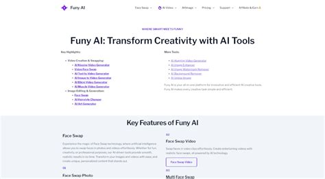Funy Ai Free Face Swap Ai Video And Art Generator No Sign Up