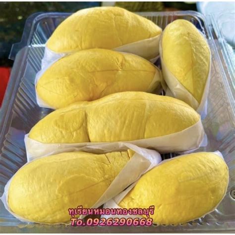 ทุเรียนหมอนทองแกะเนื้อล้วน Shopee Thailand