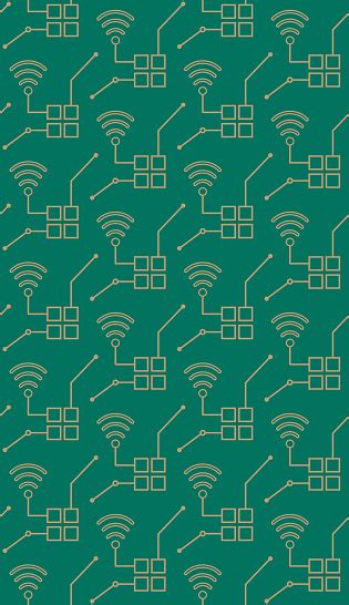 기술 체인과 원활한 패턴 사람들 사이의 통신 글로벌 네트워크 인터넷 통신 상호 작용 사각형 삼각형 화살표 원의 기하학적 패턴 개념에 대한 스톡 벡터 아트 및 기타 이미지