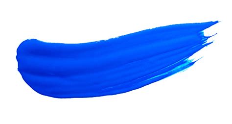 흰색 배경에 분리된 파란색 브러시 스트로크입니다 파란색 추상 적 스트로크 다채로운 수채화 브러시 스트로크 개념에 대한 스톡 사진 및 기타 이미지 Istock