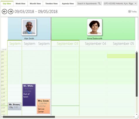 Grouping By Resources WinForms Scheduler Control Telerik UI For