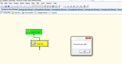 Rowcount Transformation In Ssis 2008r2 Example Msbi Guide