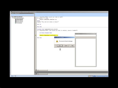 فیلم آموزشی Vba Excel Combobox تنظیم فهرست فهرست و پاک کردن Combobox