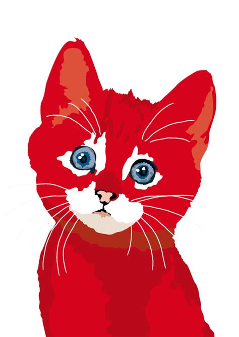 Red Cat Clipart
