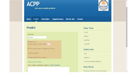 Snapshot Of Acpp Web Server Three Available Modes Are Highlighted In