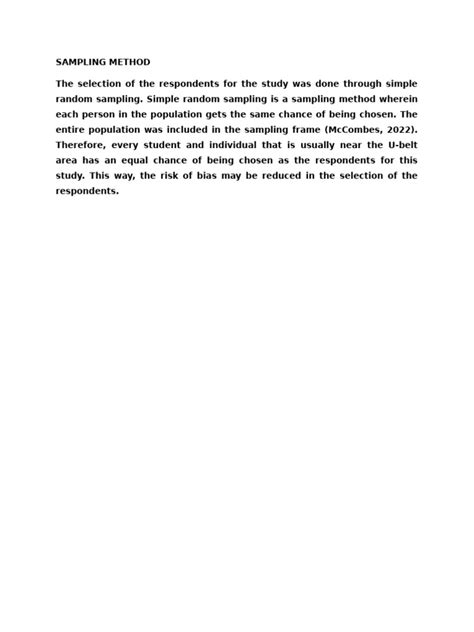 Sampling Method Pdf