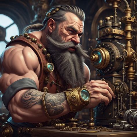Dwarf Artificer Inventor R Nightcafe