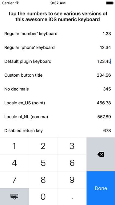 Github Eddyverbruggennativescript Numeric Keyboard 1234 Replace