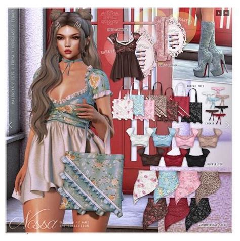 Second Life Marketplace Le Fil Casse Nessa Choker Cream