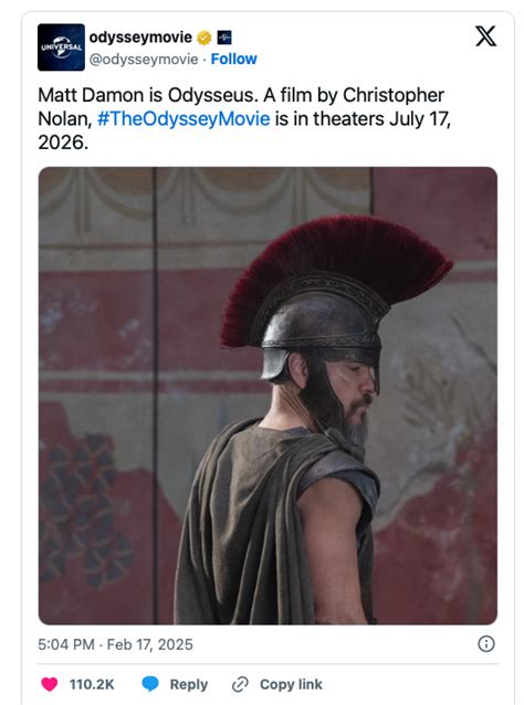 Christopher Nolans The Odyssey General Discussion
