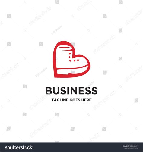 Love Boot Logo Icon Vector Stock Vector Royalty Free Shutterstock