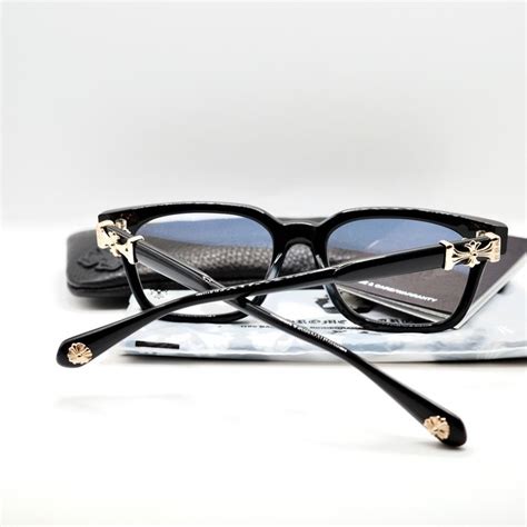 Chrome Hearts Chrome Hearts Cox Ucker Blackgold Plated Glasses Grailed