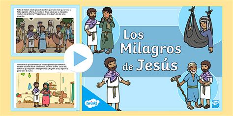 Powerpoint Los Milagros De Jesús Teacher Made Twinkl
