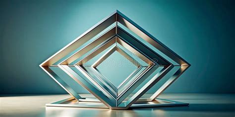 An Avant Garde Geometric Structure Ai Generated Content Stock Image Image Of Avant Geometric