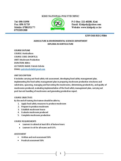 Mushroom 6 Pdf Food Safety Verification And Validation