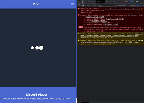 issue pulling up documentation · issue 1519 · androz2091 discord