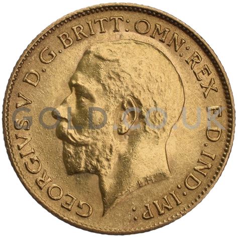 Buy A 1918 George V Half Sovereign P From Uk From £2206