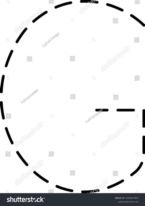 Tracing Alphabet Letter G Prewriting Dotted Stock Vector Royalty Free