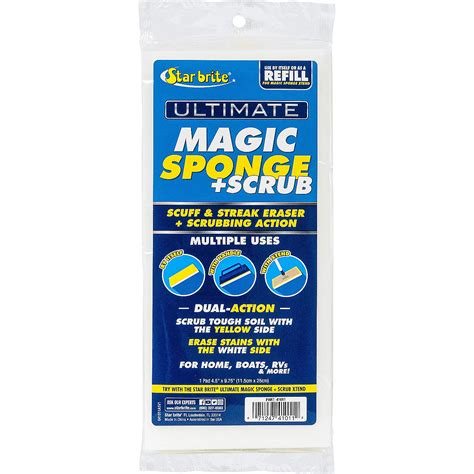 Star Brite Ultimate Magic Sponge Scrub Eraser Academy