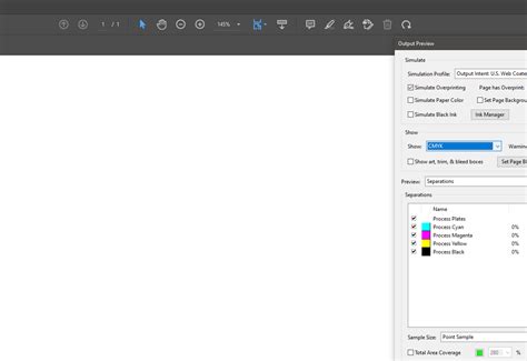 Black Text Not Displaying As Cmyk In Acrobat Previ Adobe Product