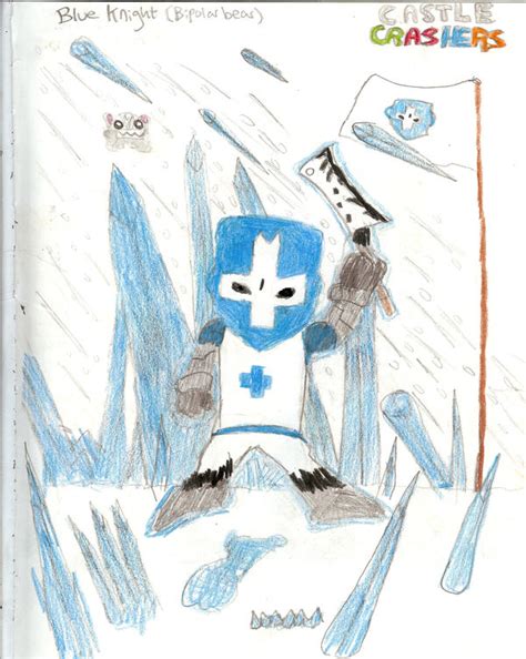 Castle Crashers Blue Knight By Awsomellama On Deviantart