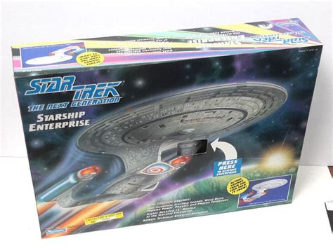 Star Trek 1990s Playmates Next Generation Enterprise D 6102 Mib Case