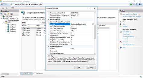 Configuring An IIS Application Pool Identity Peter Viola