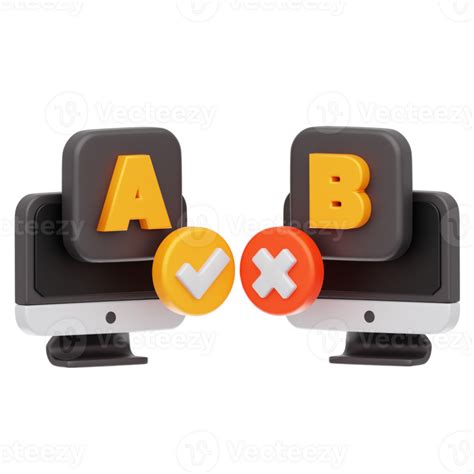 Ab Testing 3d Illustration 67051247 Png