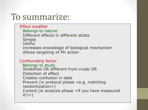 Confounder And Effect Modification Pptx Heart And Cardiovascular