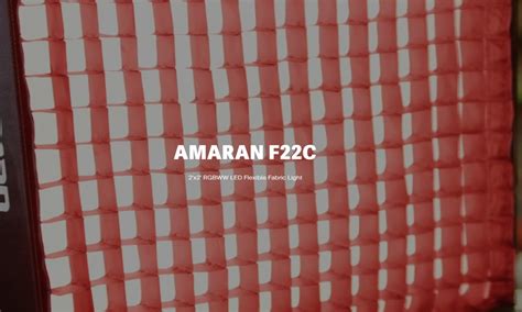 Aputure Amaran F22c Rgb F22x Bi Color 60x60cm Square Flexible Led Li Jg Superstore
